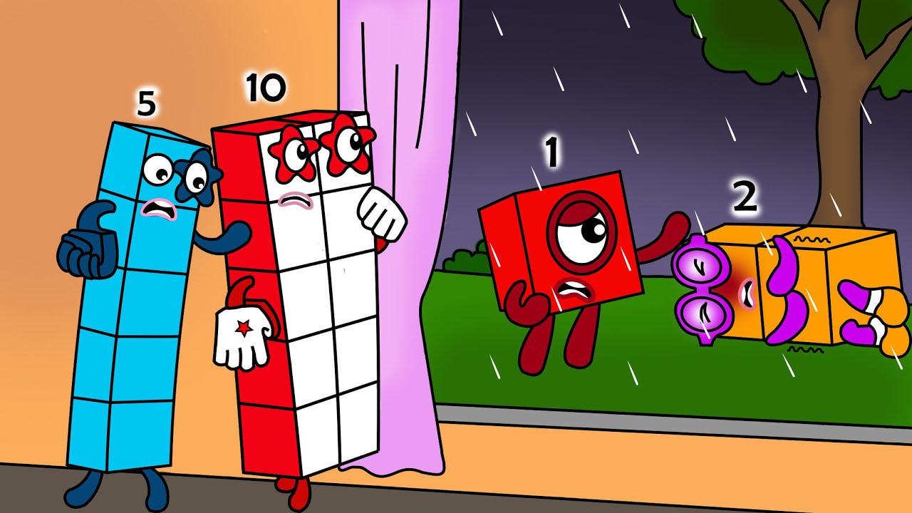 Numberblocks 1 obsession to help NB 2 who is sick - Numberblocks ...