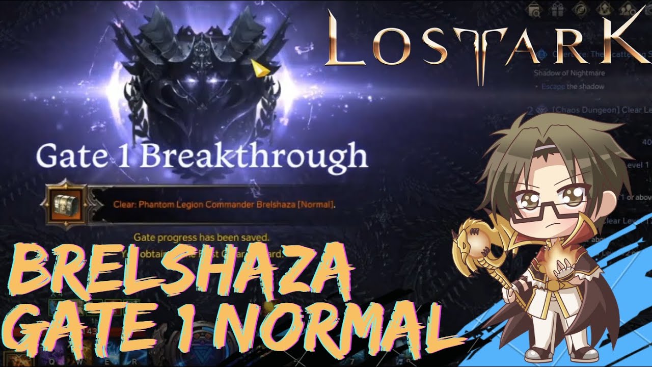 Legion Raid Brelshaza Normal Gate 1 - Lost Ark - YouTube