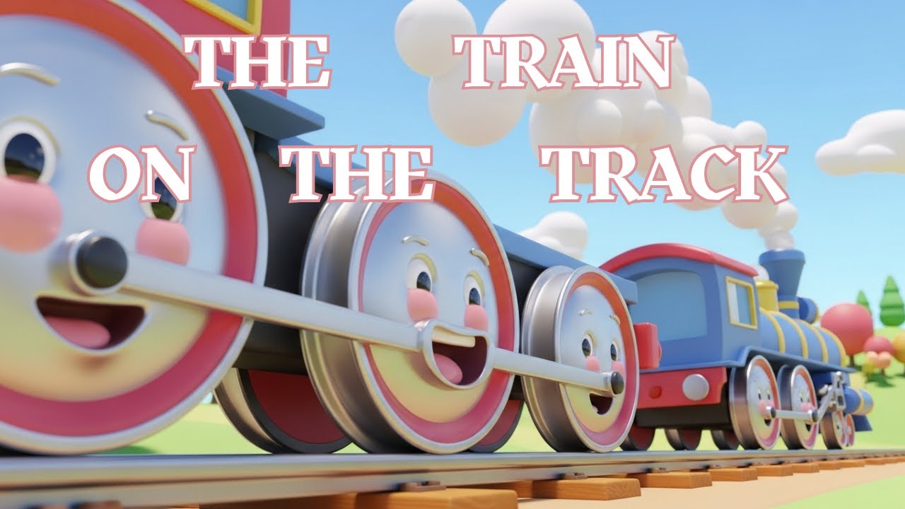 The Train on the Track 🚂 | Fun Kids Sing-Along Song | Toddler ...