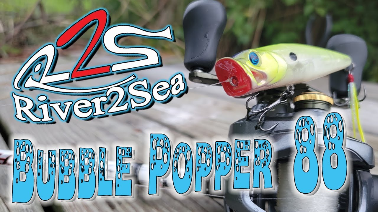 River 2 Sea Bubble Popper 88 Lure - Will It Catch Fish? - YouTube
