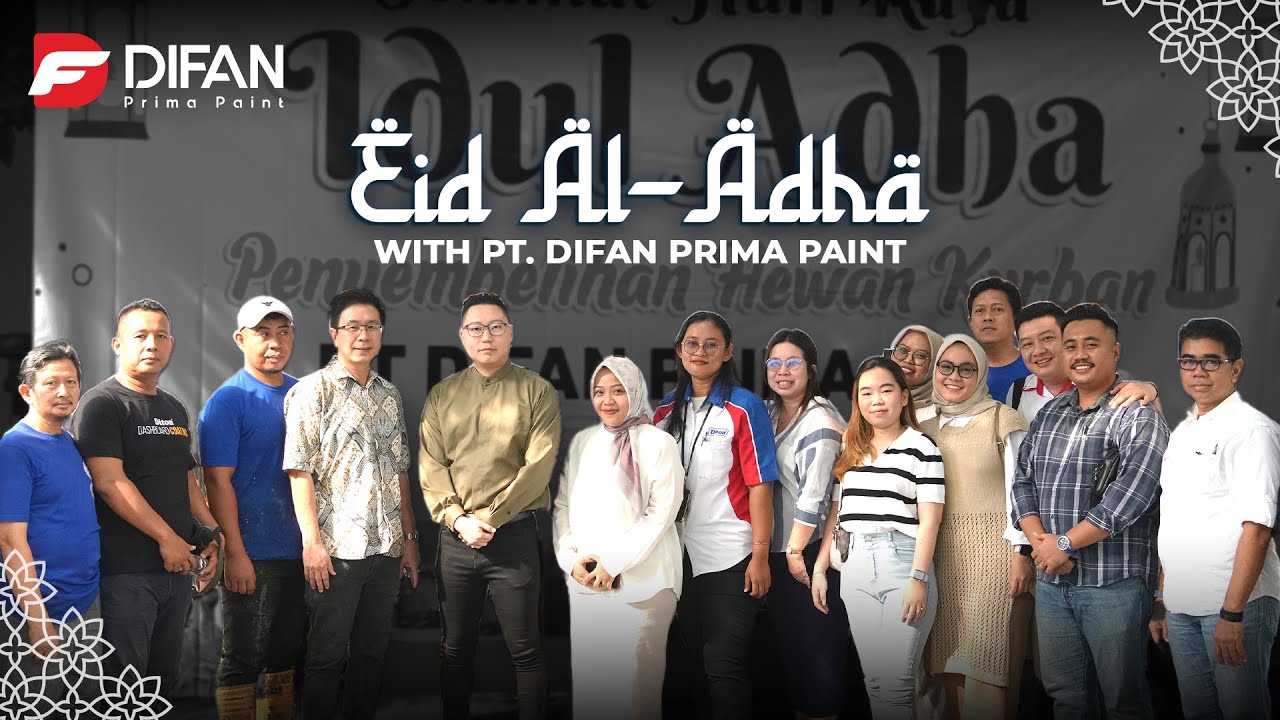EID AL-ADHA WITH PT. DIFAN PRIMA PAINT - YouTube