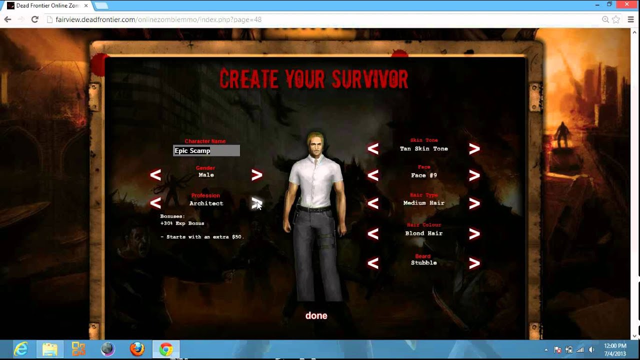 Dead Frontier Game MMORPG Game/ Gameplay - YouTube