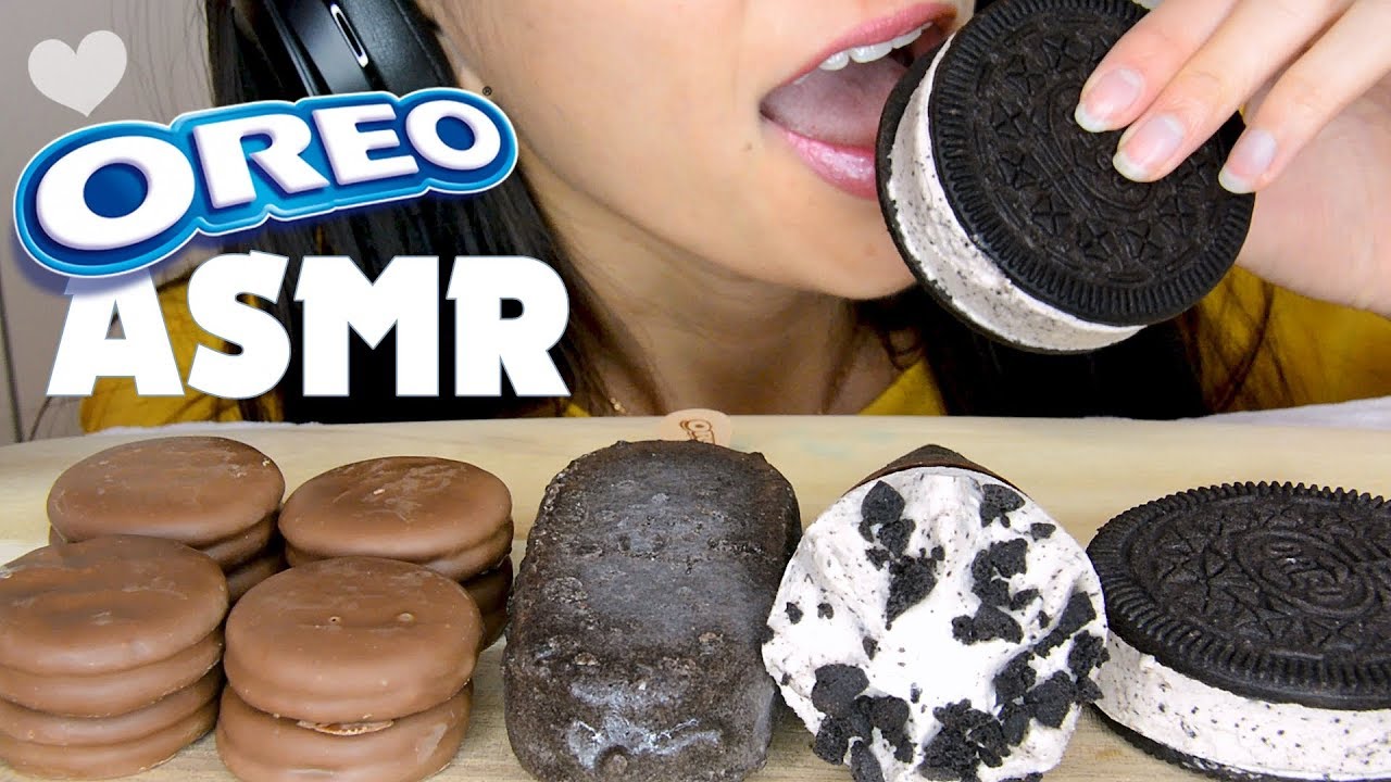 ASMR OREO PARTY - EATING SOUNDS [NO TALKING] - YouTube