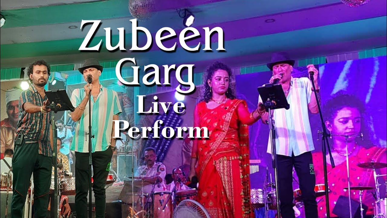 Zubee'n garg live perform 🛑in Hojai kaki | ki nam di matim | zubee'n ...