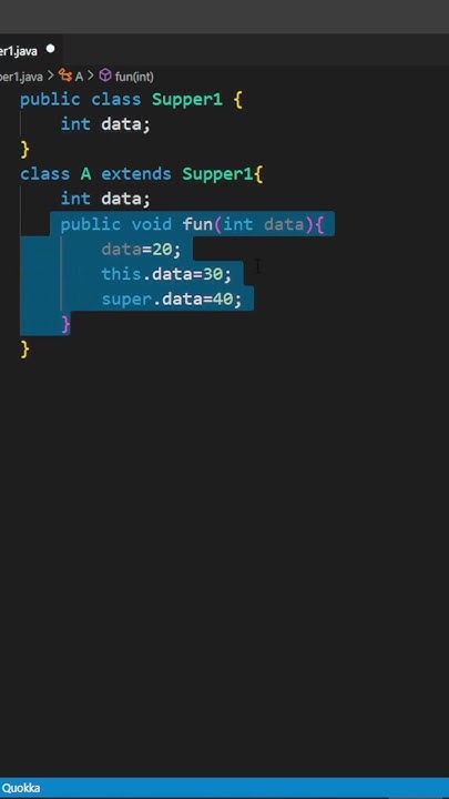 super keyword in java |how to call super class member by super keyword ...