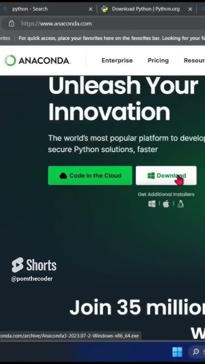 Python And Anaconda Installation Easy Steps Anaconda Jupyternotebook Pythoninstallation Youtube