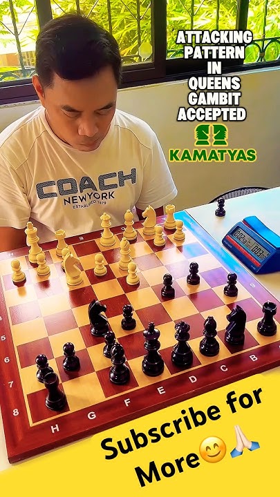 The Attacking Pattern In Queens Gambit Accpted You Should Know #chess - YouTube