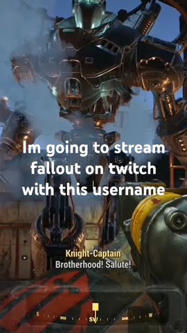 I'm gonna start streaming #brotherhoodofsteel #fallout - YouTube
