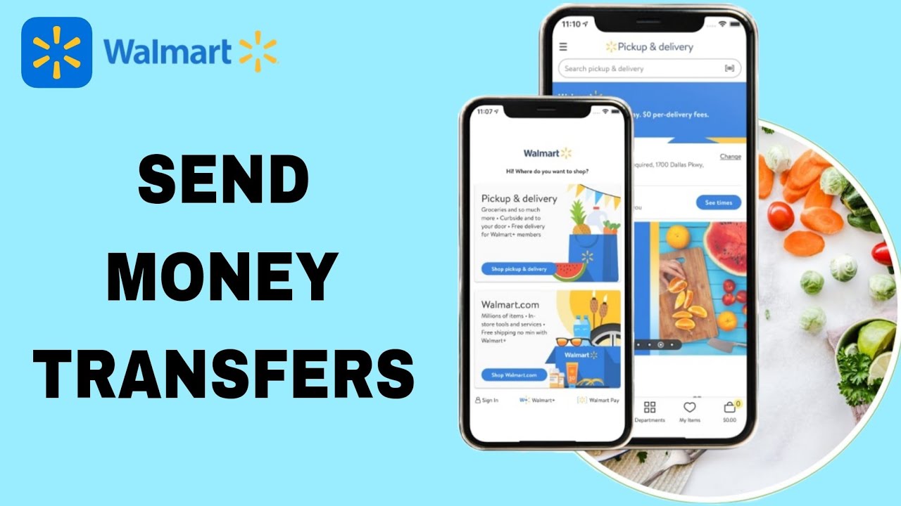 How To Send Money Transfers On Walmart App - YouTube