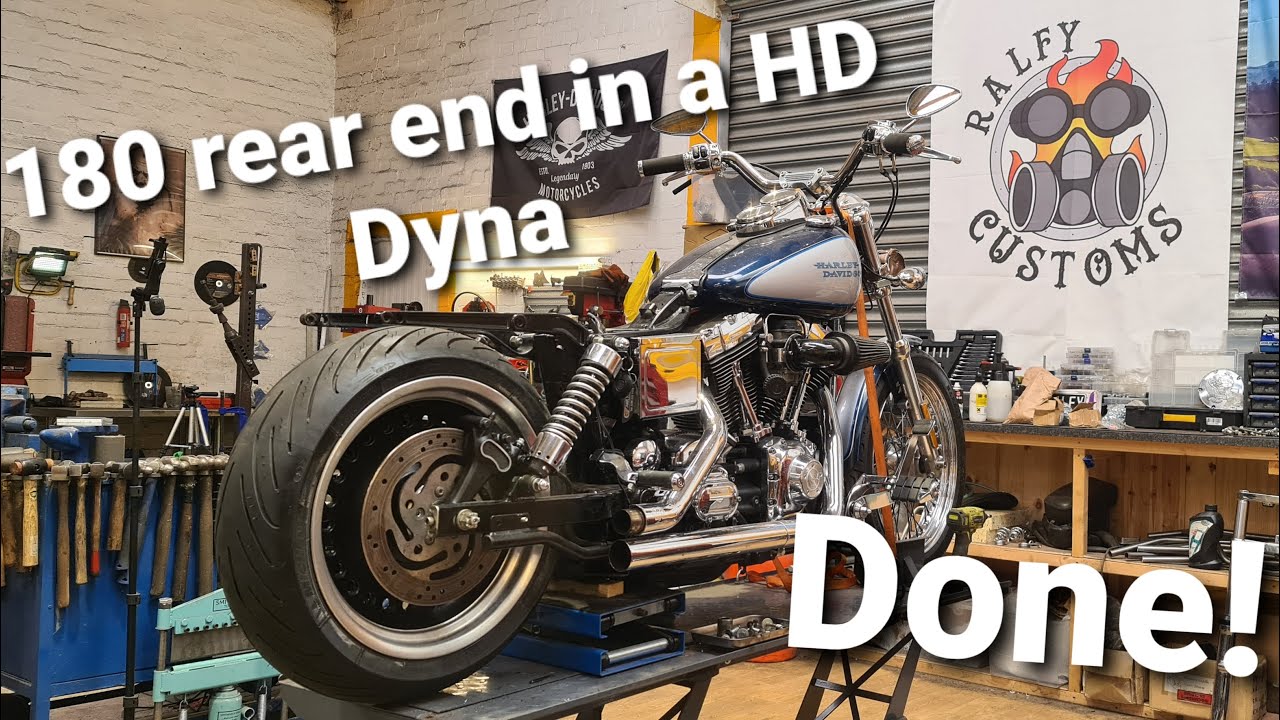Custom Fit 180 Fat Boy Rear End In 2001 Harley-Davidson Dyna Milling ...