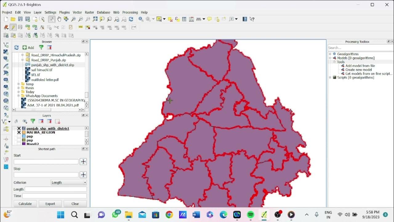 How To Create Shapefile In Qgis Youtube