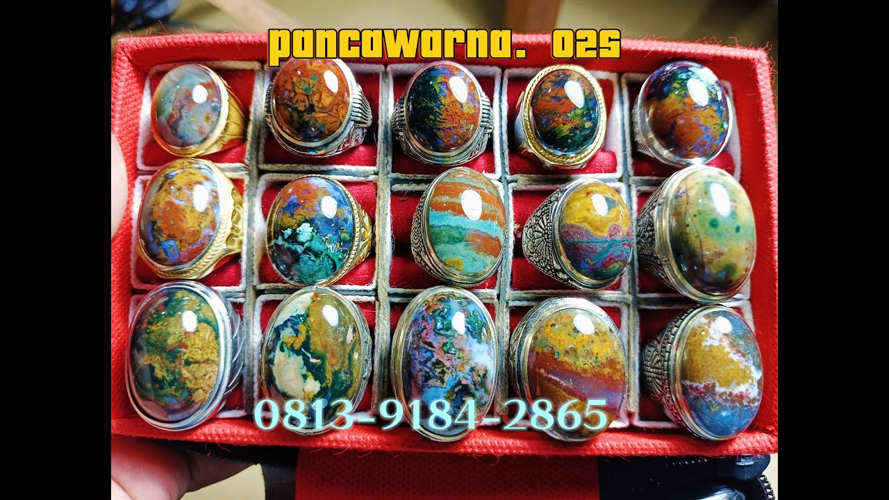 BATU AKIK PANCAWARNA #025 - YouTube
