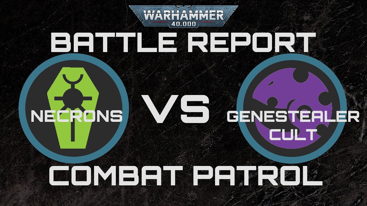 40K 10th Edition Combat Patrol Battle Report! Necrons Vs GSC - YouTube