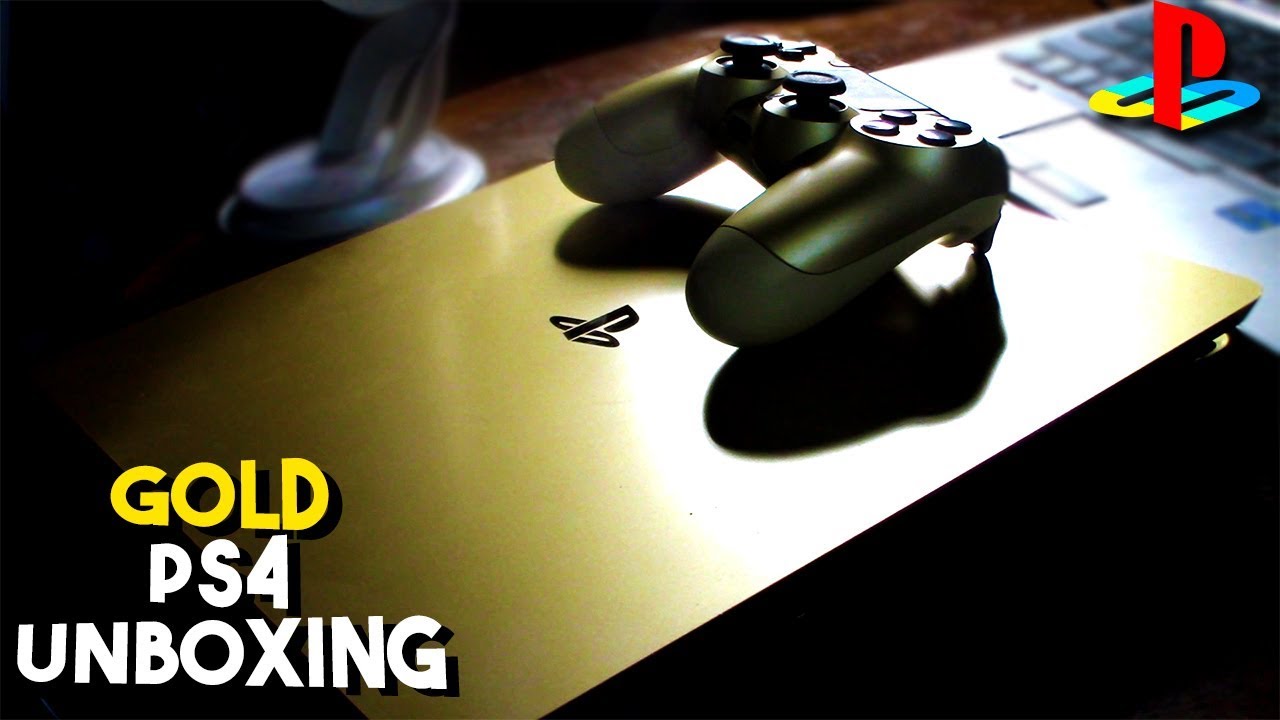 GOLDEN PS4 1TB UNBOXING 2018 | GOLD PS4 UNBOXING | PS4 UNBOXING ...
