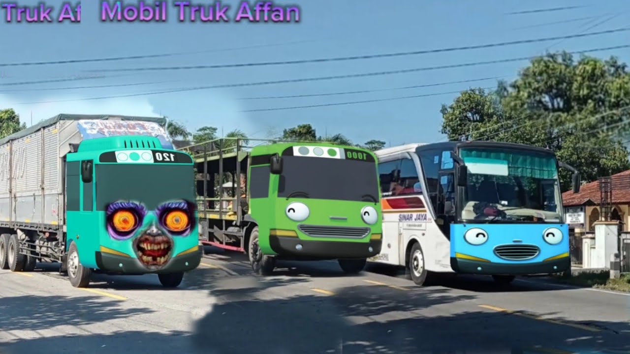 Truk Tronton Tayo Zombie, Truk Berubah Bentuk Jadi Rogi, Dan Bus ...