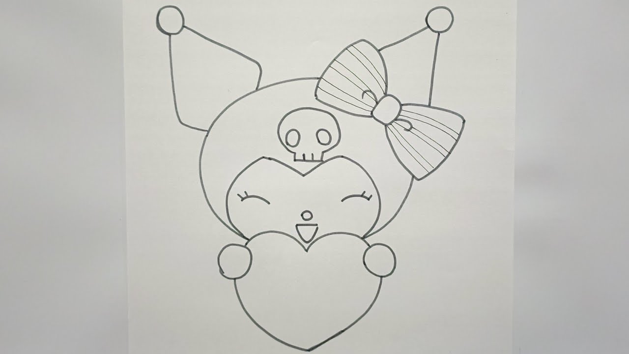 How to Draw Kuromi Easy | Kuromi Drawing - YouTube