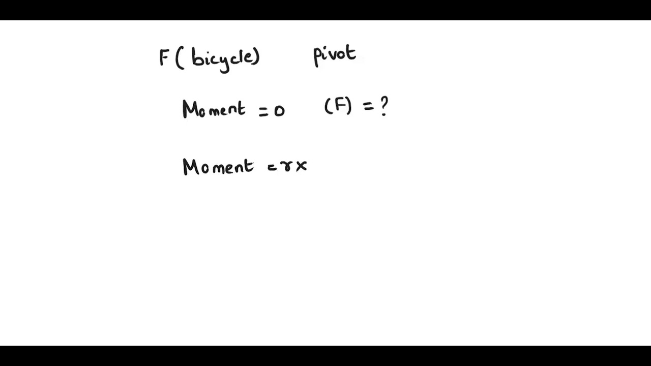 The diagram shows the pedals of a bicycle in four different positions ...