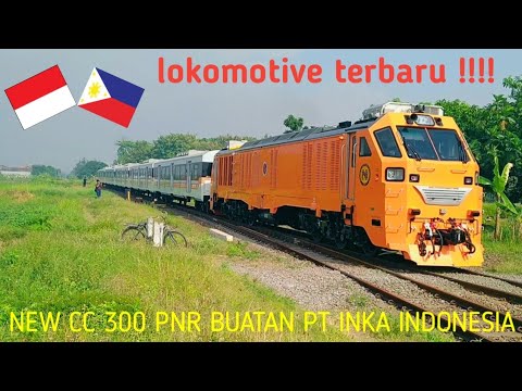 LOKOMOTIF TERBARU!!! tes run Lokomotif Pesanan Philipina CC 300 PNR ...