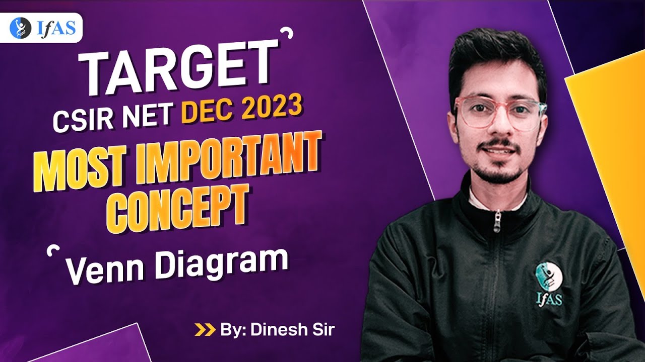 Venn Diagram | CSIR-NET DEC 2023 - General Aptitude | Lecture - 9 - YouTube