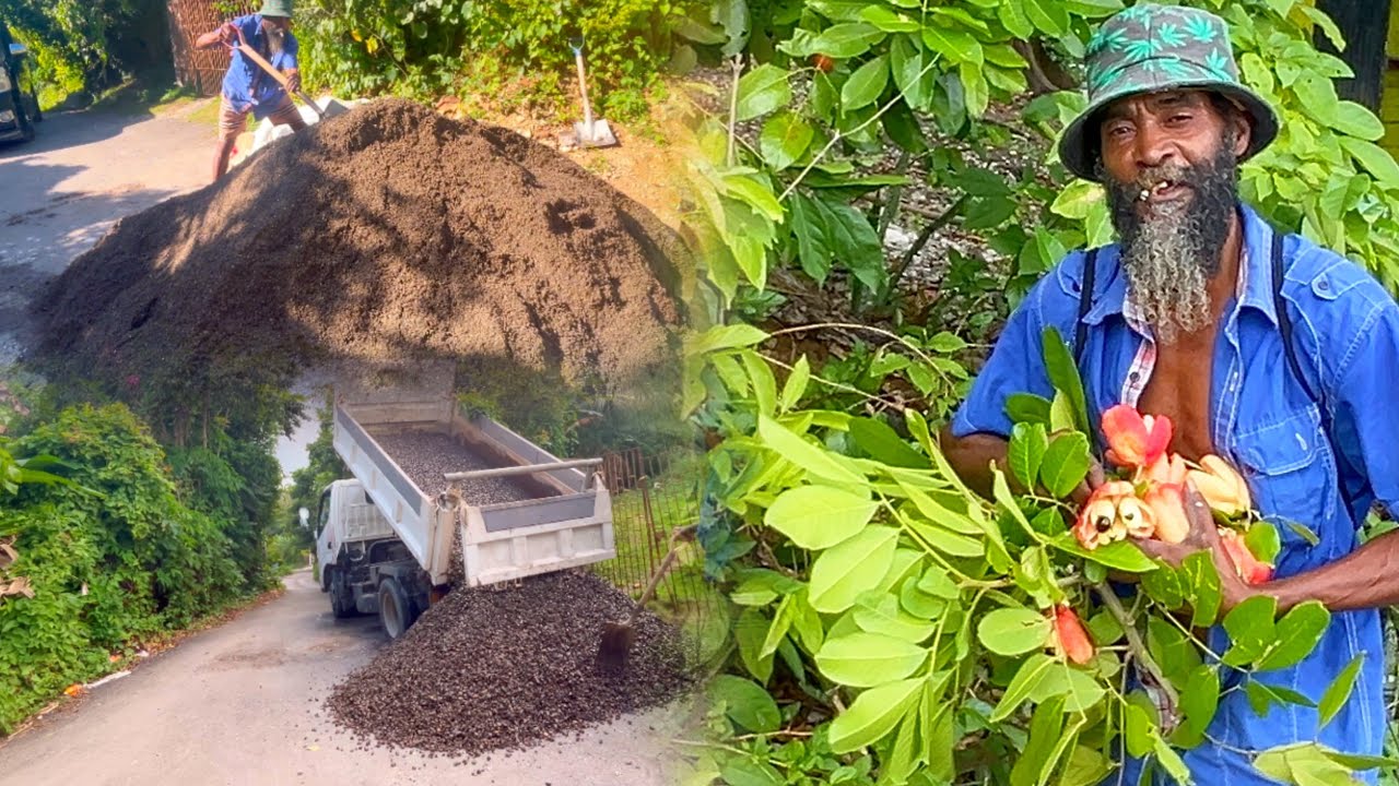 Buying Sand Water & Gravel To Complete The Airbnb Decking || Rastaman ...