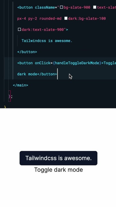 Dark mode in tailwindcss #tailwindcss - YouTube