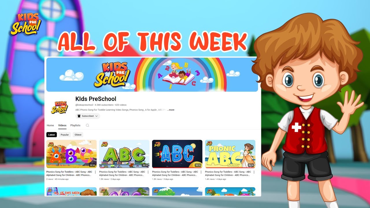 All Of This Week - Phonics Song for Toddlers - ABC Alphabet Children ...
