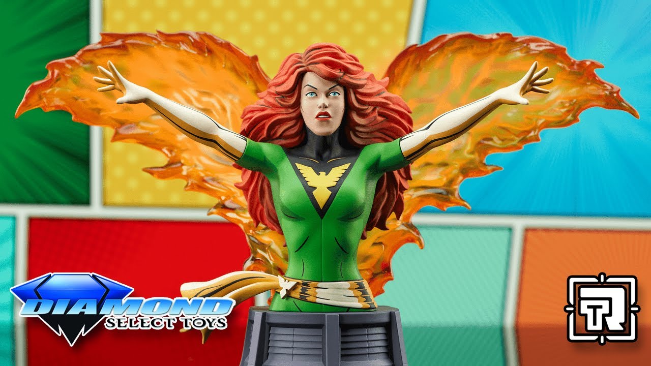 X-Men: The Animated Series - Phoenix Animated Bust Review - YouTube
