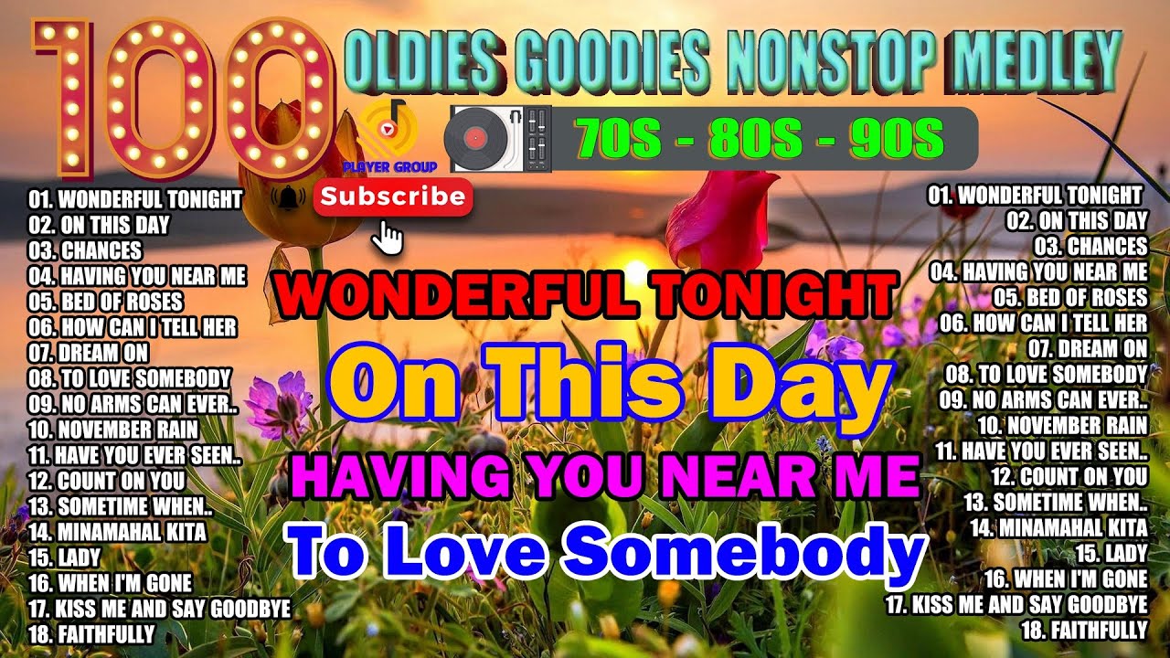 Oldies But Goodies Nonstop Medley Collection Part 06 🎧 Wonderful 2075