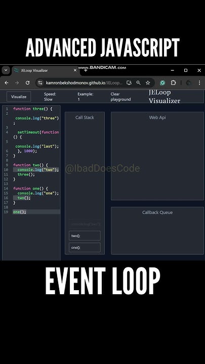 😍😍 ADVANCED JAVASCRIPT: Event Loop & Concurrency in JS ES6 #javascript #coding #programming #js ...