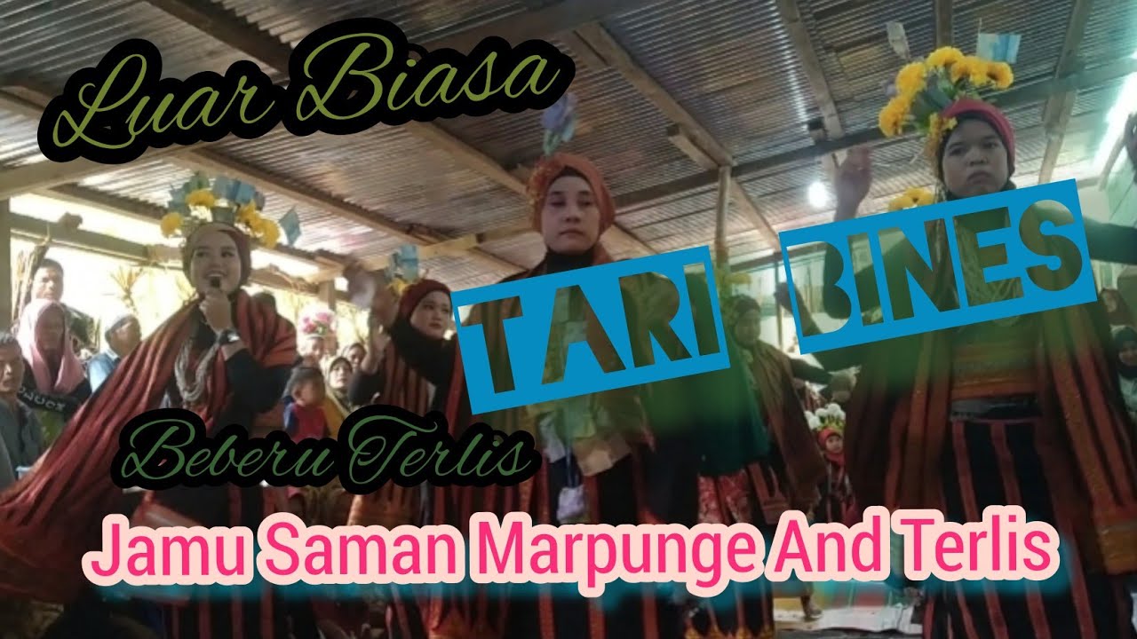 Persembahan Tari Bines Beberu Terlis Ken Dengan Marpunge - YouTube