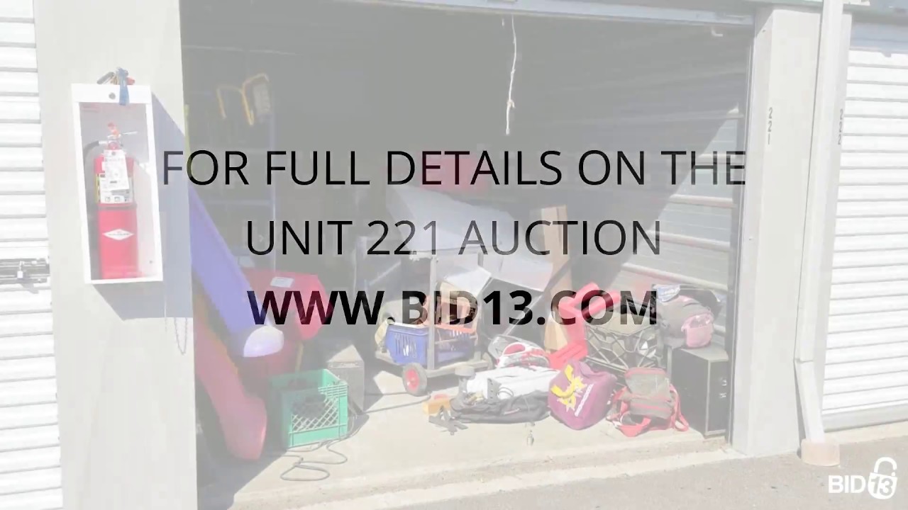 Seltice Mini Storage - Unit 221 - YouTube