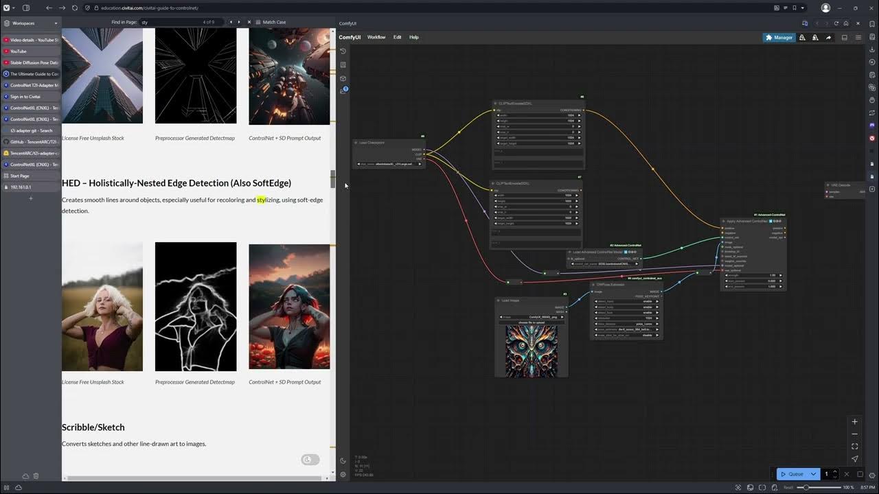 ControlNet OpenPose ComfyUI Workflow From Scratch (SDXL) - YouTube