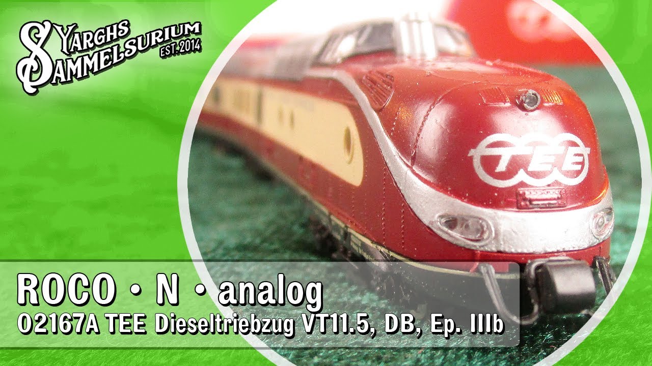 🚊 ROCO 02167A - Dieseltriebzug TEE VT 11.5 BR 601 - Retrospektive ...