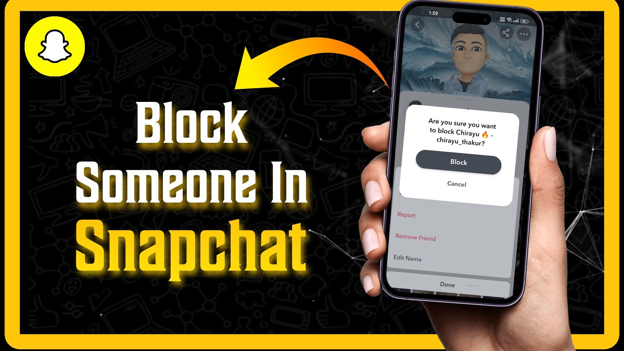 How To Block Someone On Snapchat - YouTube