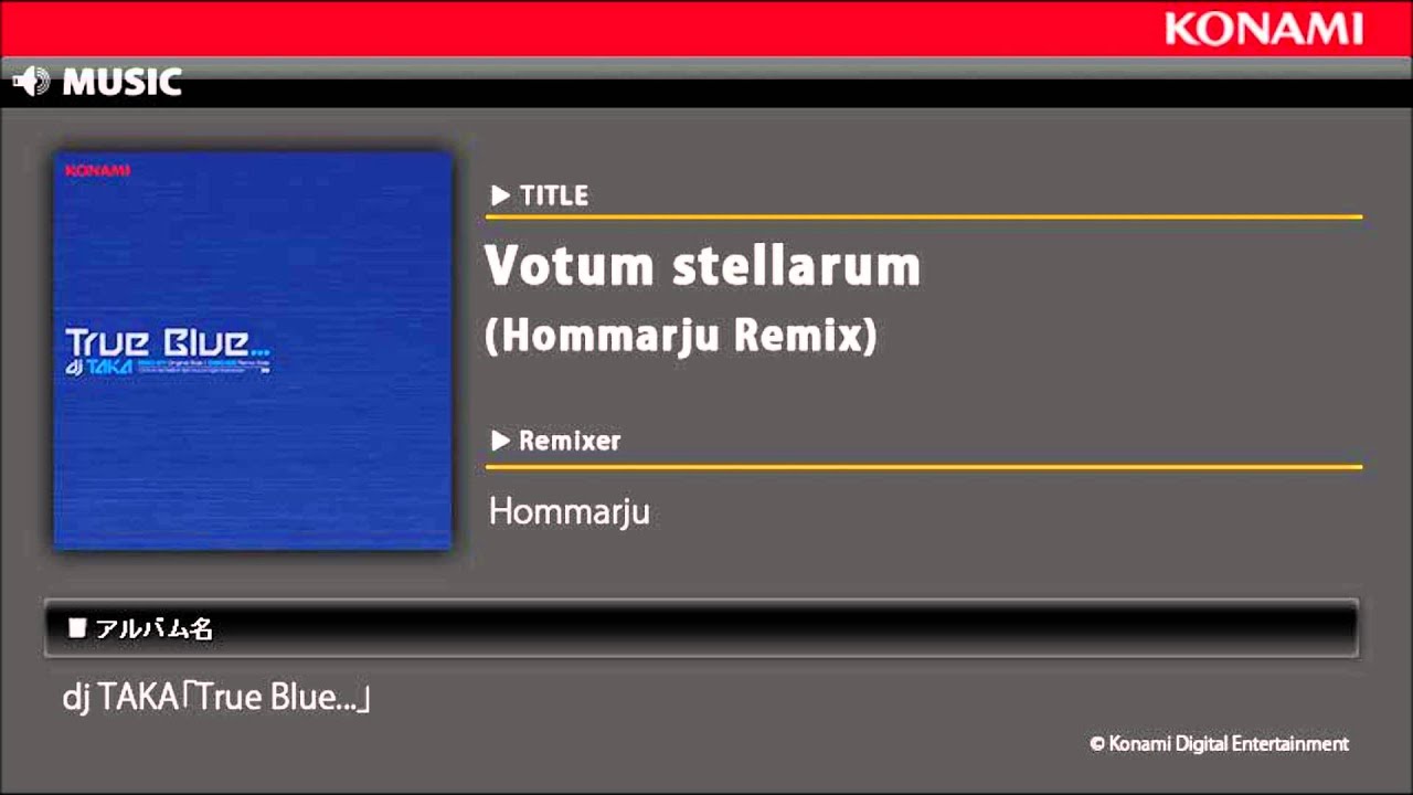 Votum stellarum (Hommarju Remix) / dj TAKA「True Blue...」 - YouTube
