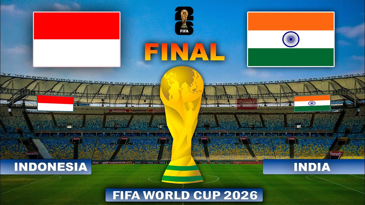 Indonesia vs India | Indonésie vs India Kualifikasi Piala Dunia 2026 ...