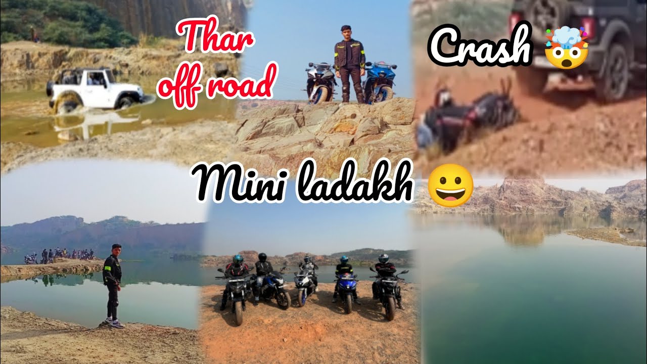 MINI LADAKH 😀 mysterious place in India| pulsar ka crash | full off ...