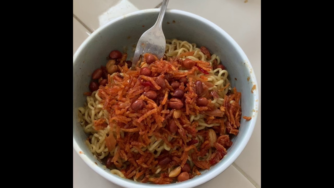 Indomie Topping Kentang Teri Kacang - YouTube