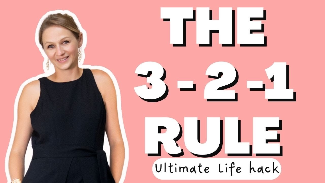 The 3-2-1 Rule! An Awesome Life Hack for you! - YouTube