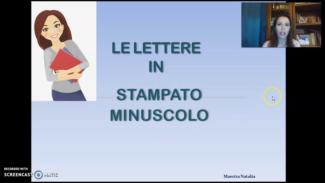 VIDEO LEZIONE SULLO STAMPATO MINUSCOLO - YouTube