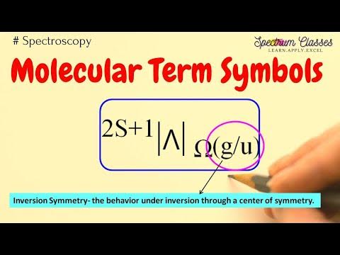 Molecular Term Symbols | Parity or g/u notations| M.Sc Physics and M.Sc ...