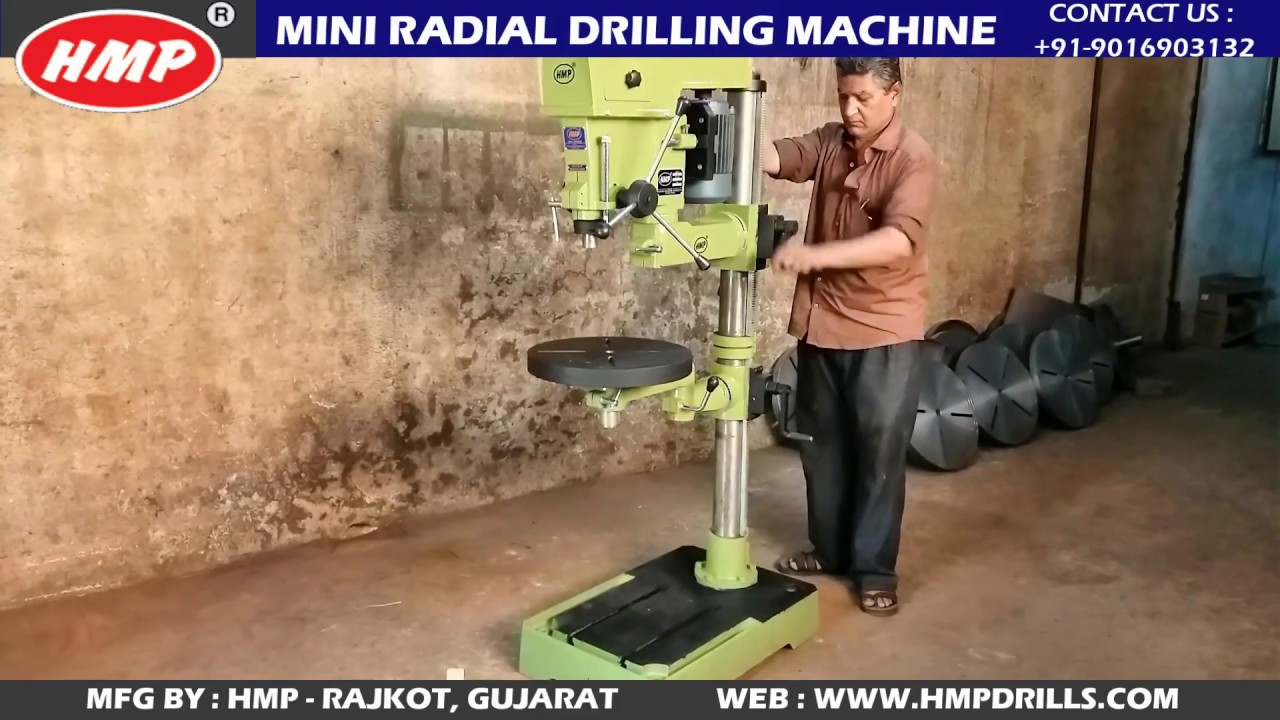 HMP Mini Radial Drilling Machine Radial Drill Machine Manufacturer in ...