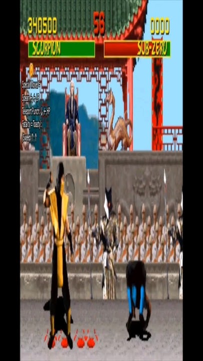 Mortal Kombat 1 (1992) - Scorpion Move List - YouTube