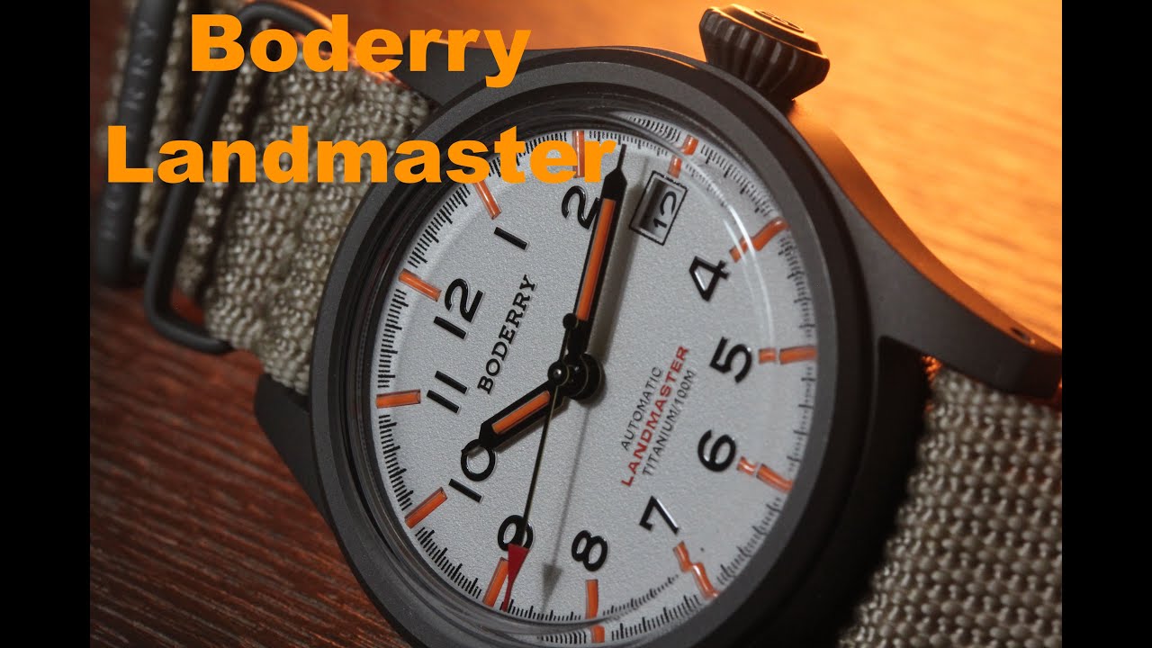 Boderry Landmaster : la field watch chinoise en titane ultime ? - YouTube