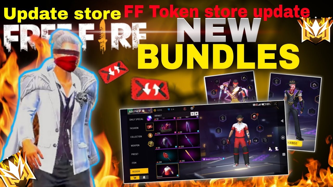 Top 3🔥 bundle in F F Store 🤯 Update/3 bundle added in FF Token store 🤫 ...