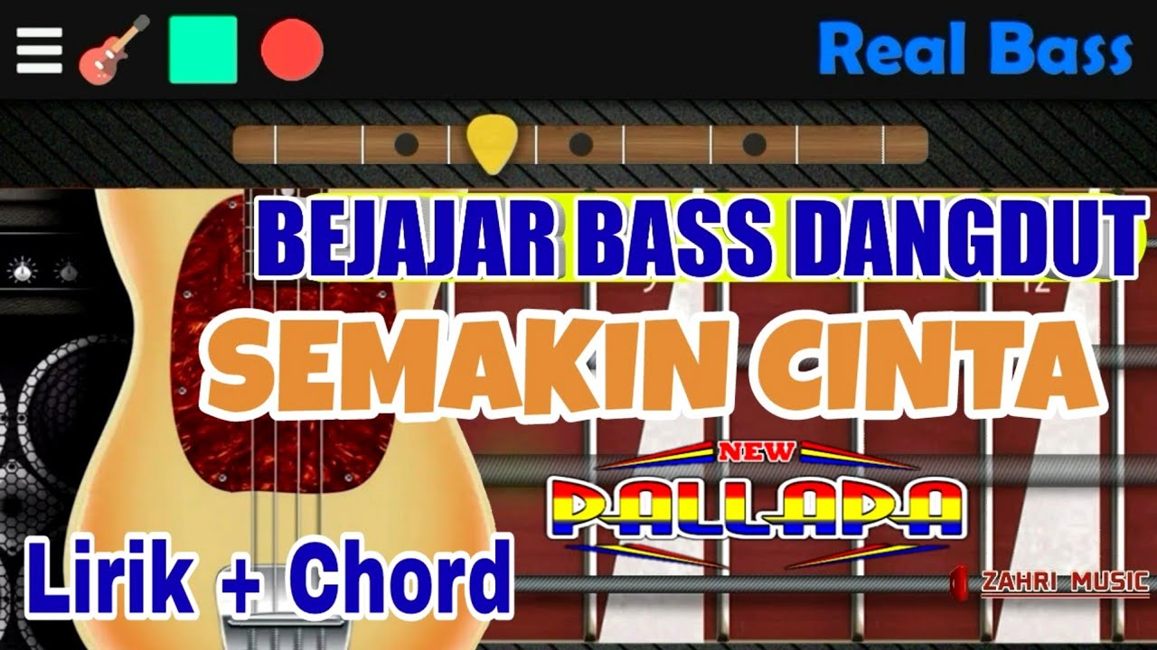 Belajar Bass Dangdut Semakin Chord Real bass - YouTube