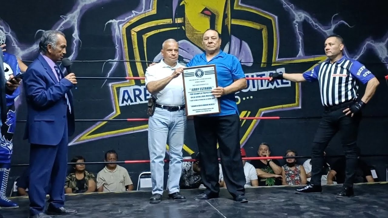 Homenaje al Puma Jerry Estrada, por parte de Lucha Libre del Norte ...
