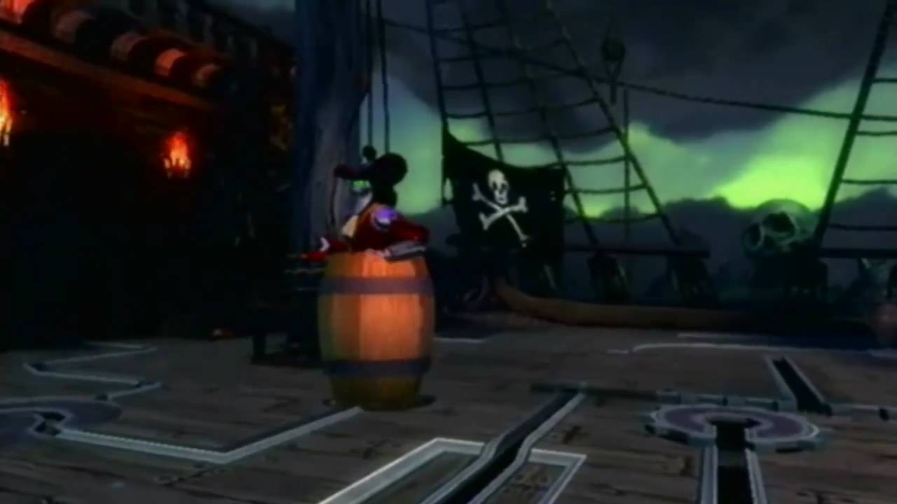 Epic Mickey Part 17 - Captain Hook [Very Old Footage] - YouTube