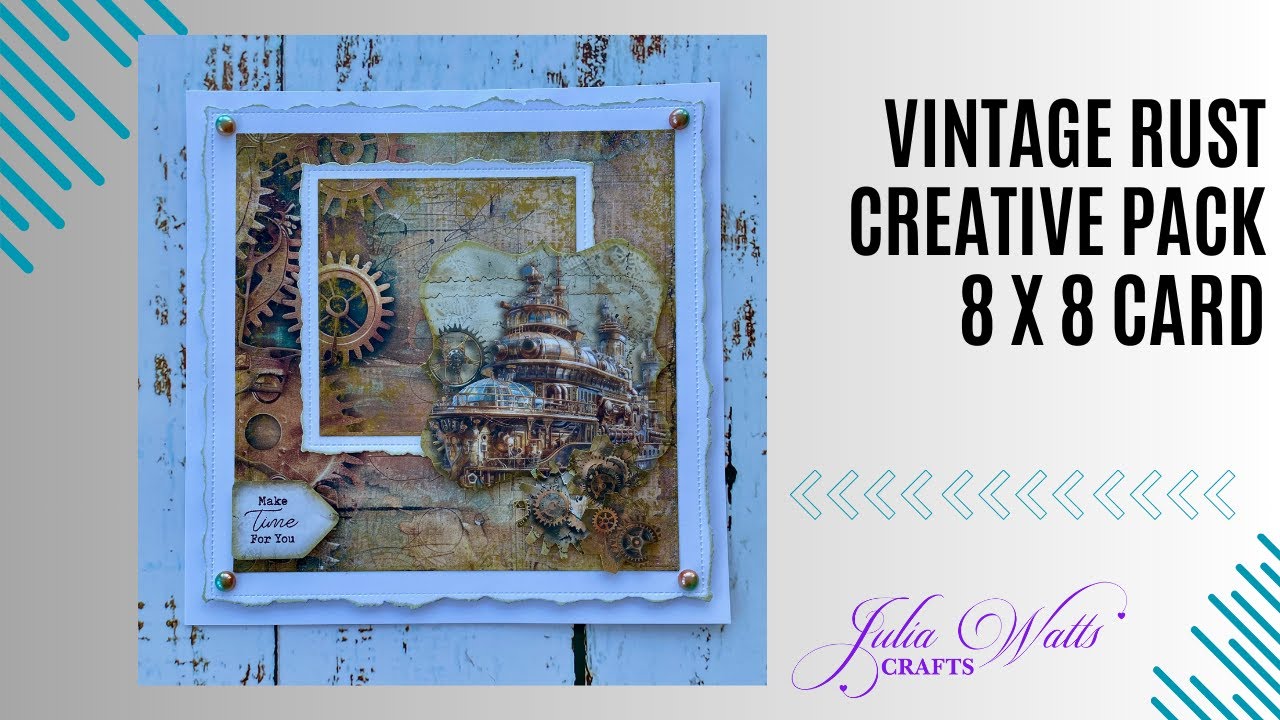 Sentimentally Yours Vintage Rust Creative Pack - 8 x 8 Card - YouTube