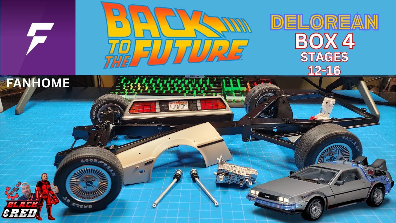 Fanhome Build the Back to the Future DeLorean Box 4 Stages 12 - 16 ...